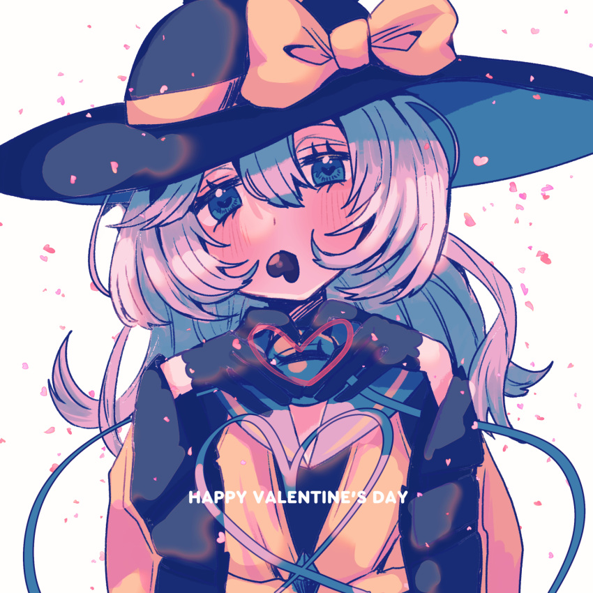 Safebooru - 1girl aqua eyes bangs black gloves black headwear blouse blush bow buttons culotte ...