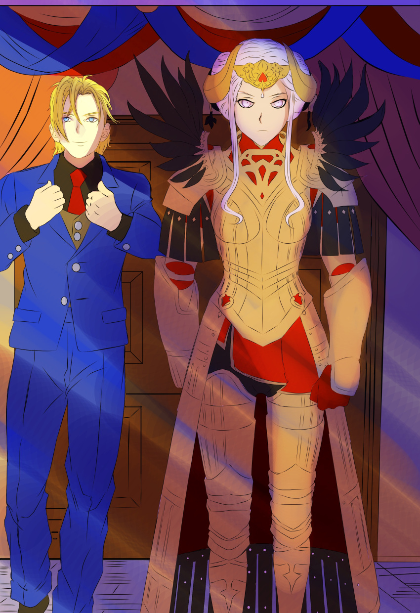 Safebooru - absurdres dancing dimitri alexandre blaiddyd edelgard von ...
