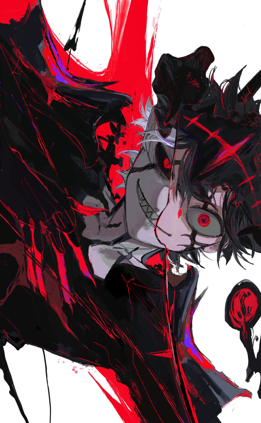 Safebooru - 2boys absurdres asta (black clover) black clover black hair ...