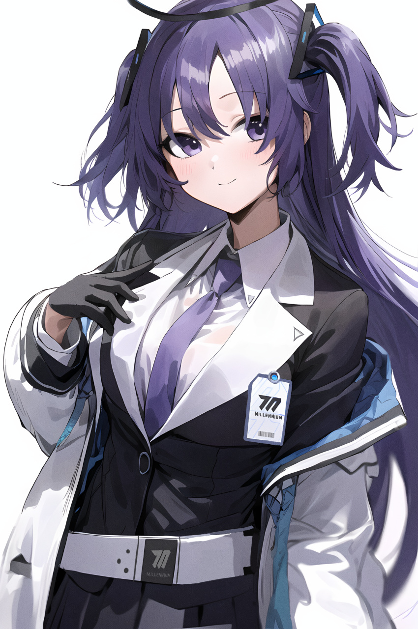 Safebooru 1girl Black Jacket Black Skirt Blue Archive Blue Eyes Blue 6807