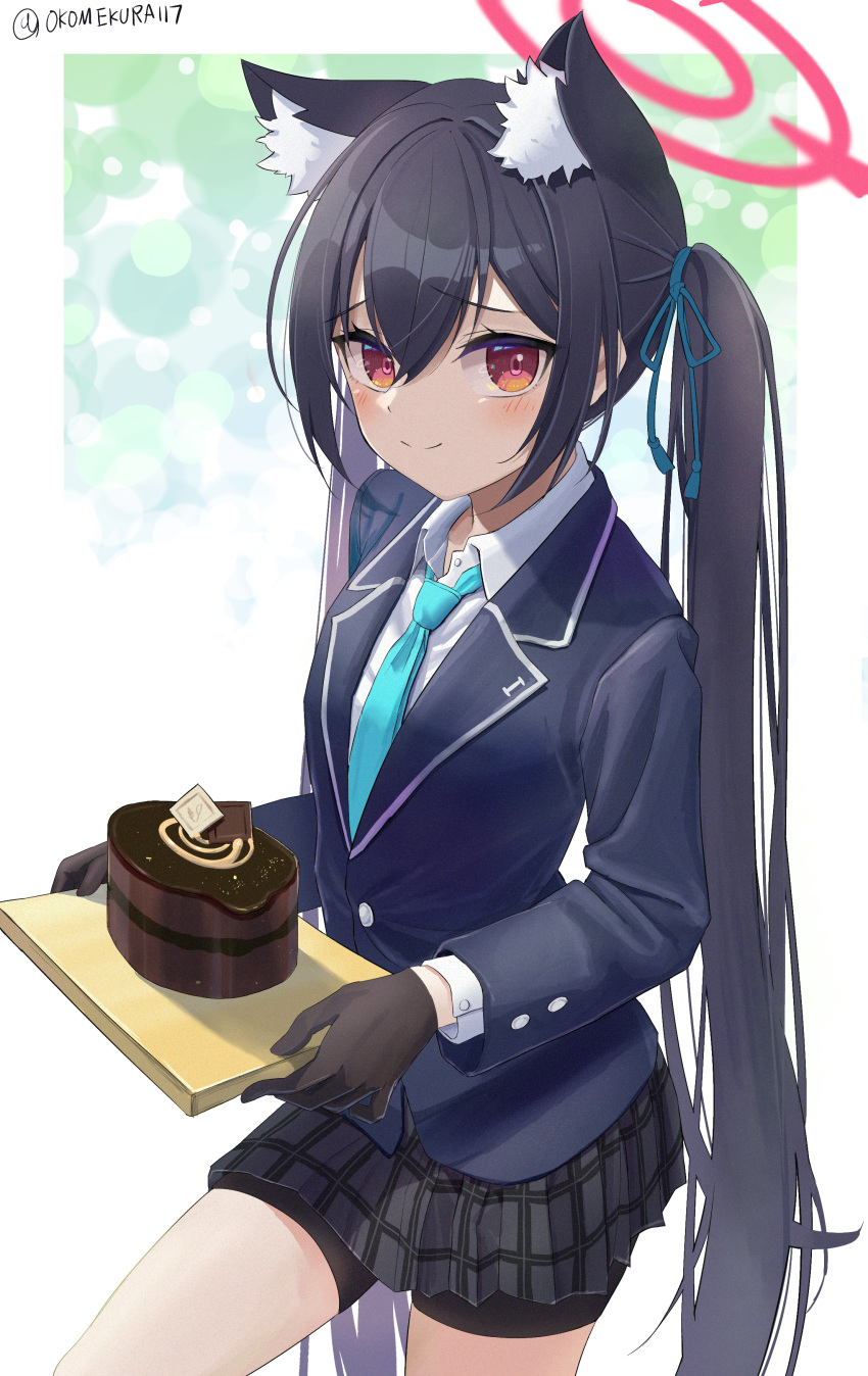 Safebooru - 1girl absurdres animal ear fluff animal ears bangs bike shorts black gloves black ...