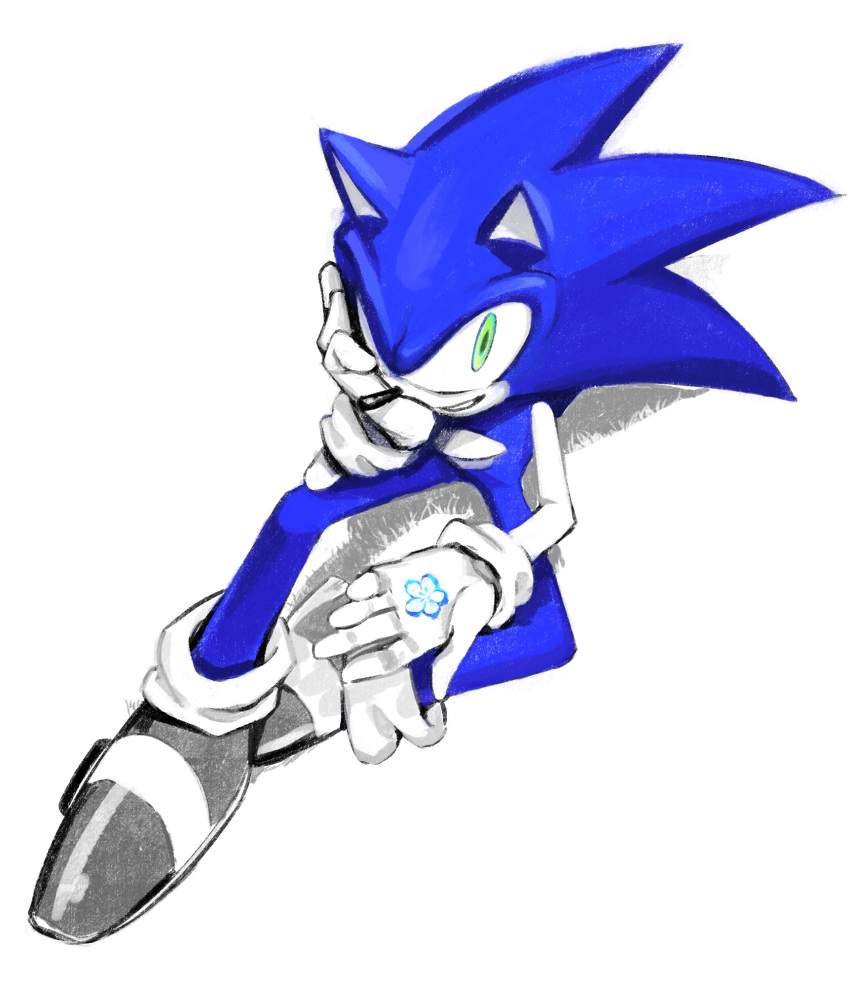 Safebooru - 1boy animal ears animal nose artist name blue flower blue fur flower furry furry ...