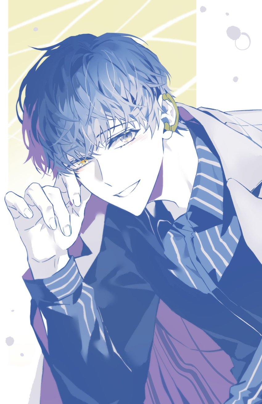 Safebooru - 1boy absurdres black hair black shirt commentary duk xox ...