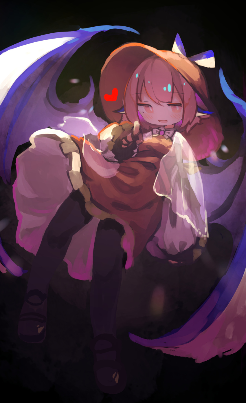 Safebooru - 1girl absurdres animal ears bird ears bird wings black footwear black pantyhose ...