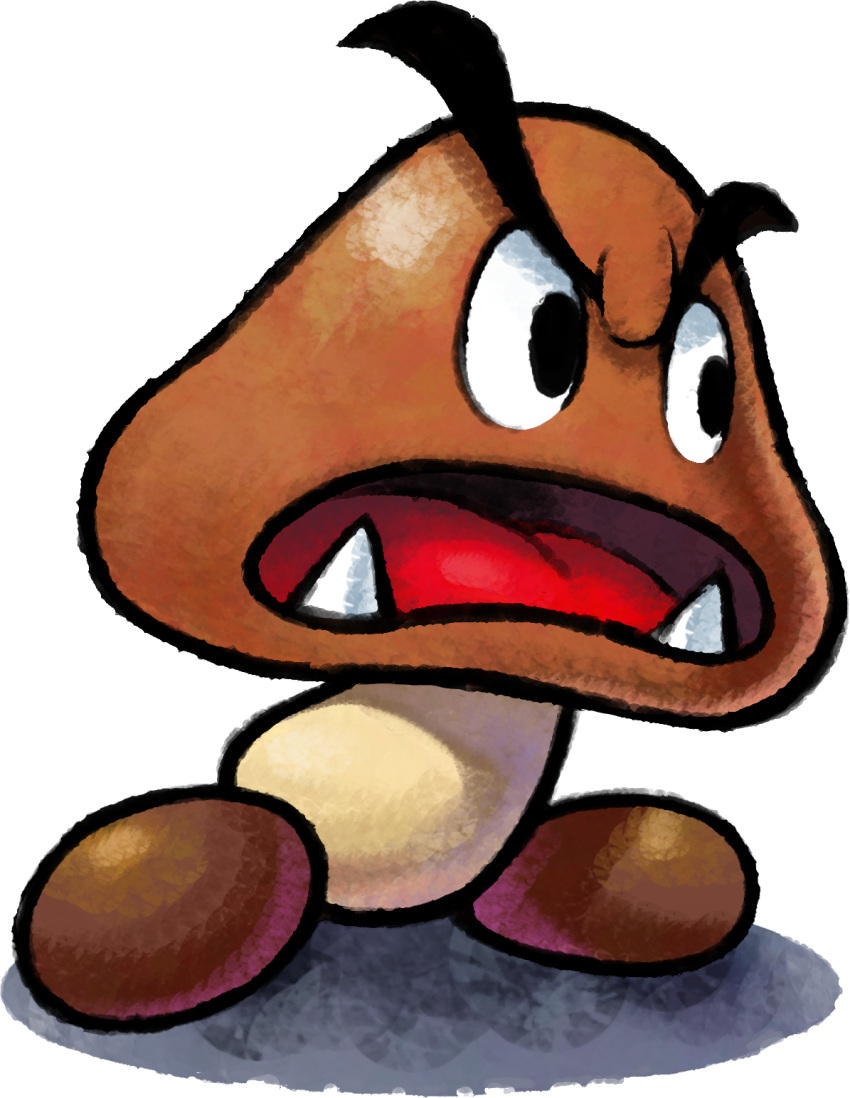 Safebooru - boots brown footwear fangs goomba highres mario & luigi rpg ...