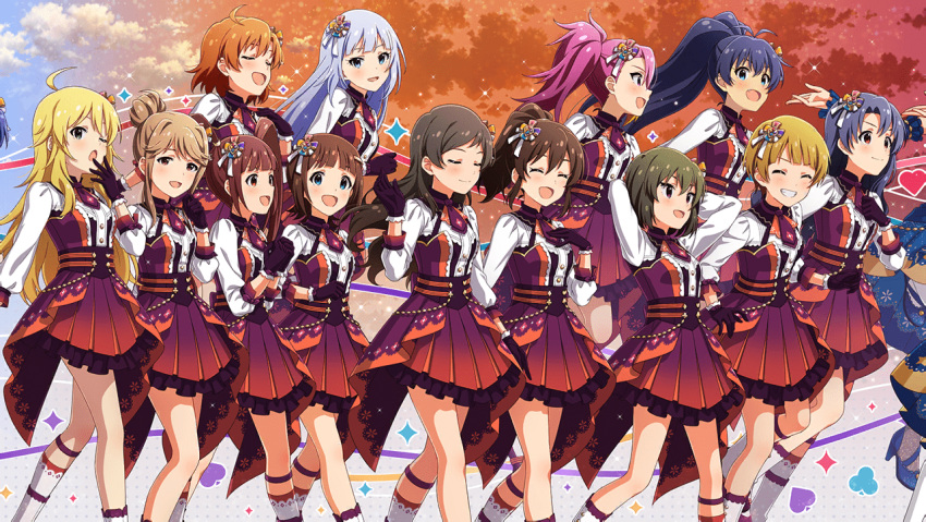 Safebooru - blush brown hair closed eyes dress idolmaster million live! theater days kitazawa ...