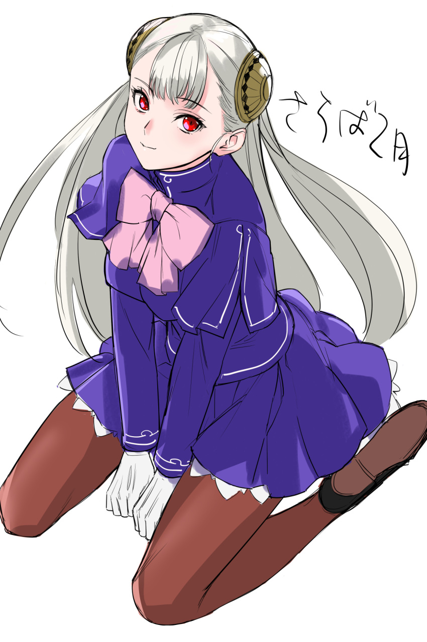 Safebooru - 1girl brown pantyhose capcom fighting jam coat commentary request gloves hairpods ...