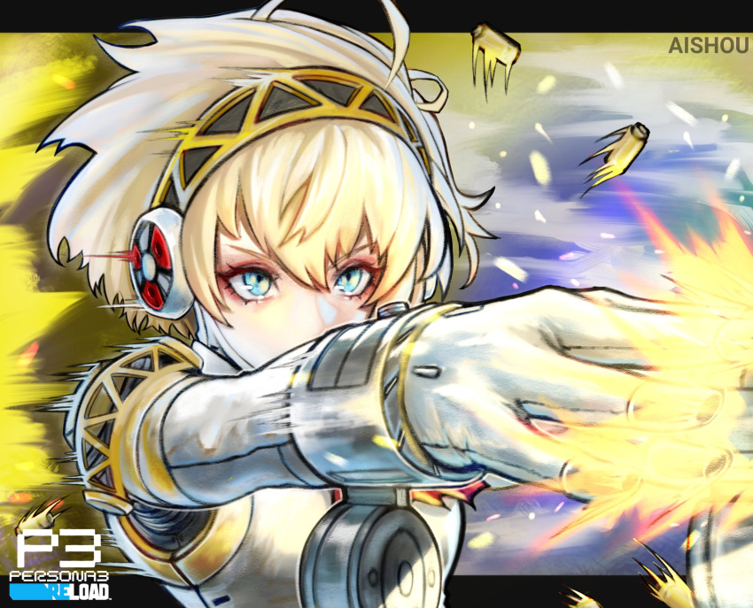 Safebooru - 1girl aegis (persona) ai shou android blonde hair blue eyes ...