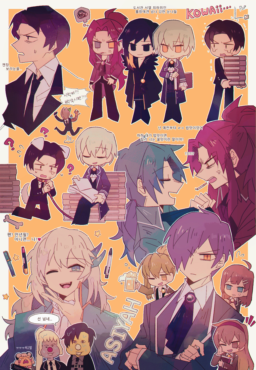 Safebooru - 20 (1more surren) 6+boys 6+girls ? absurdres angela ...