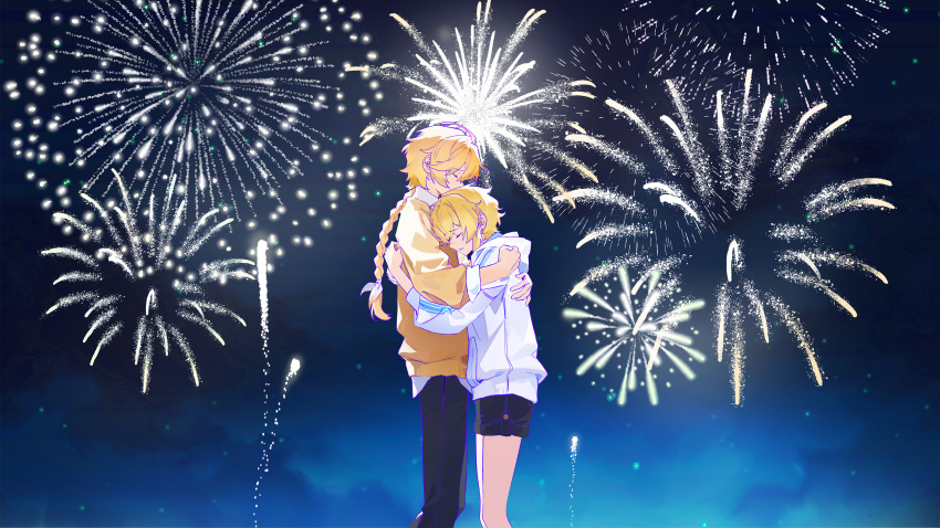 Safebooru - 1boy 1girl absurdres aether (genshin impact) black pants ...