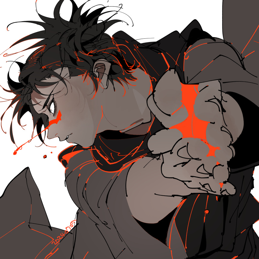 Safebooru - 1boy absurdres black hair character request dark skin highres jujutsu kaisen kinako ...