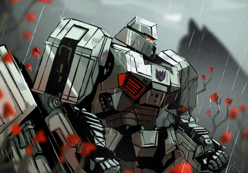 Safebooru - arm cannon decepticon flower helmet highres humanoid robot ...