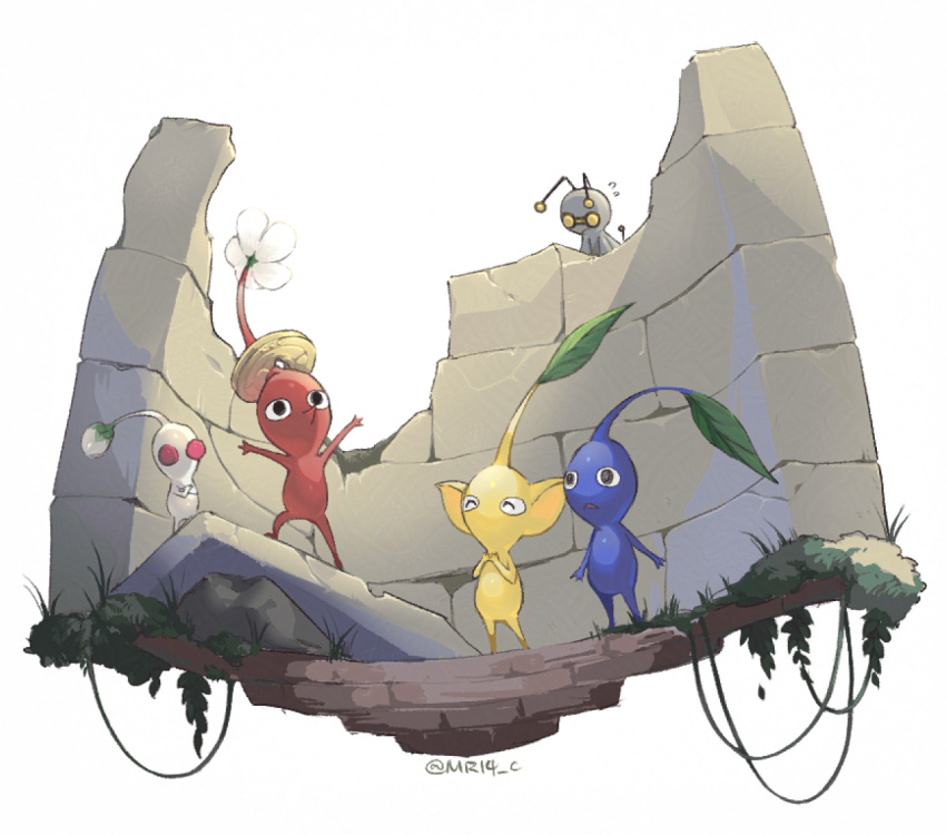 Safebooru - black eyes blue pikmin coin commentary request crack ...