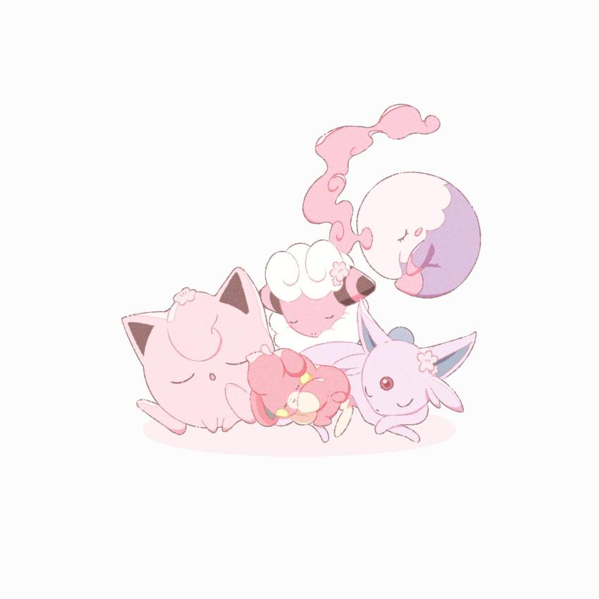 Safebooru - alternate color blush blush stickers closed eyes espeon ...