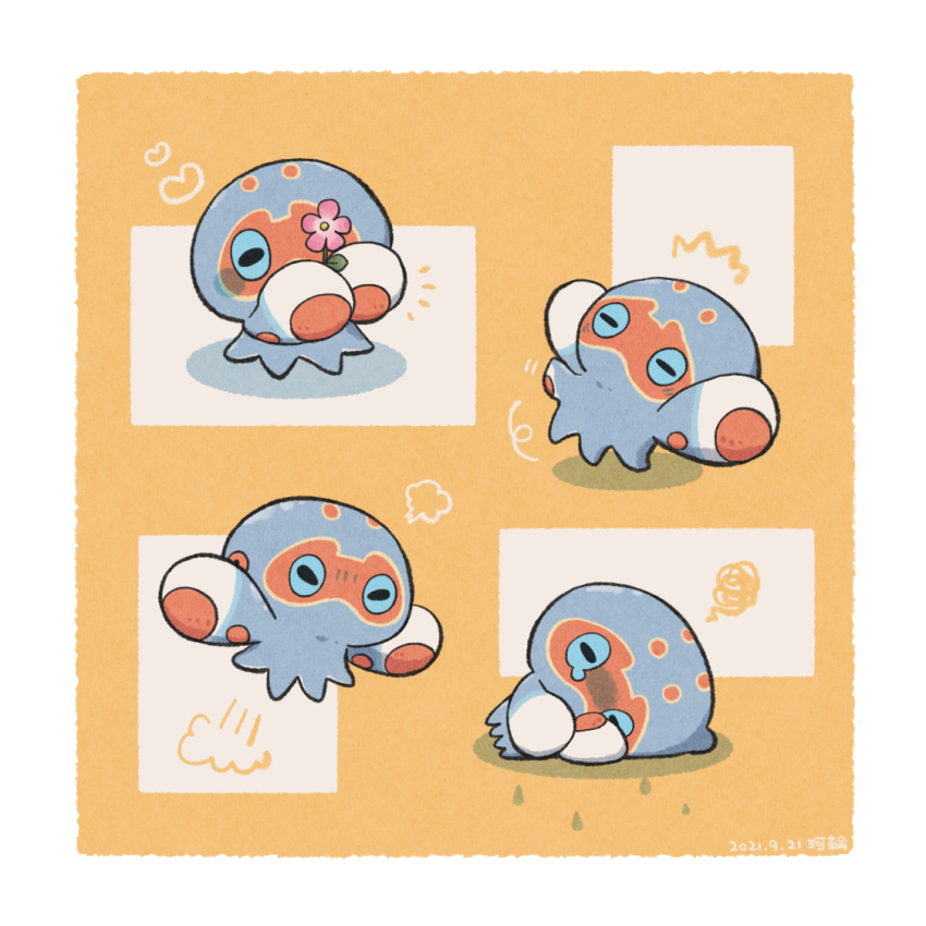 Safebooru - alternate color animal focus blue eyes border clobbopus ...