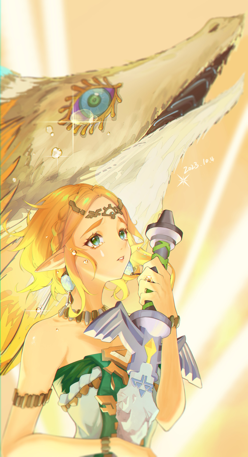 Safebooru - 1girl absurdres blonde hair crying crying with eyes open ...