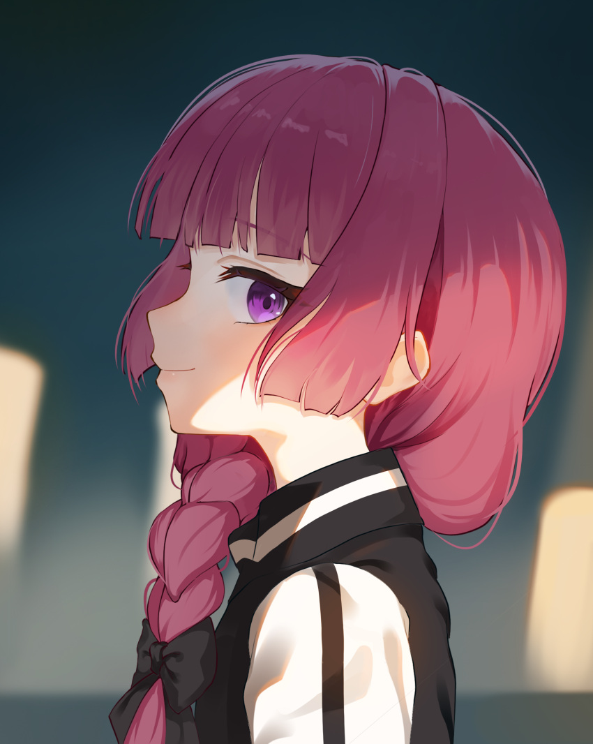 Safebooru - 1girl absurdres agm black bow black jacket blurry blurry background bocchi the rock ...