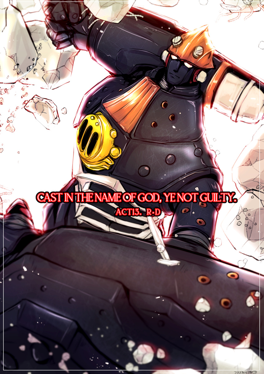 Safebooru - atgrbread big o (mecha) clenched hand dated english text ...