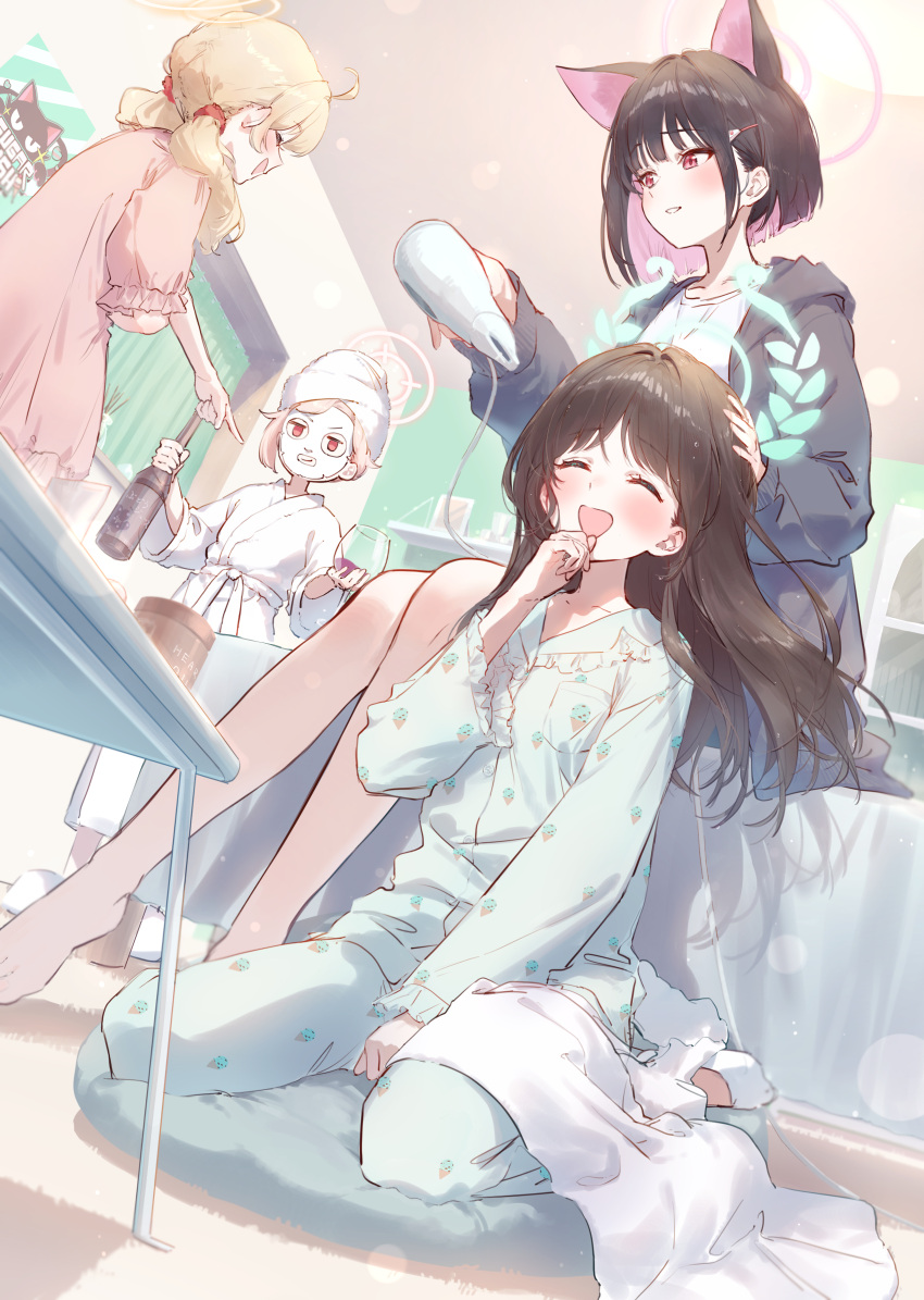 Safebooru - 4girls ^ ^ absurdres after-school sweets club (blue archive) airi (blue archive ...