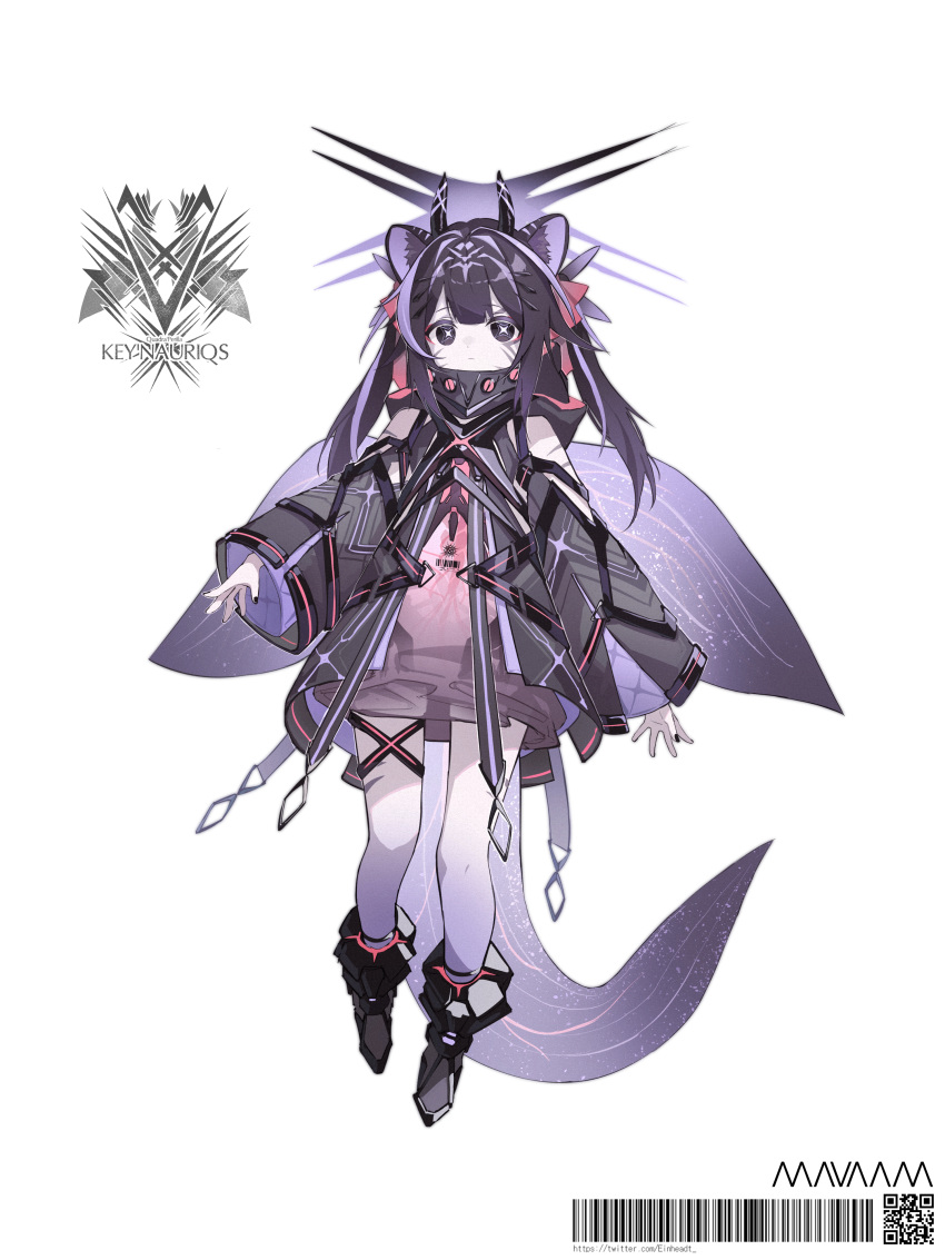 Safebooru - 1girl absurdres animal ears barcode black dress black eyes black footwear black hair ...