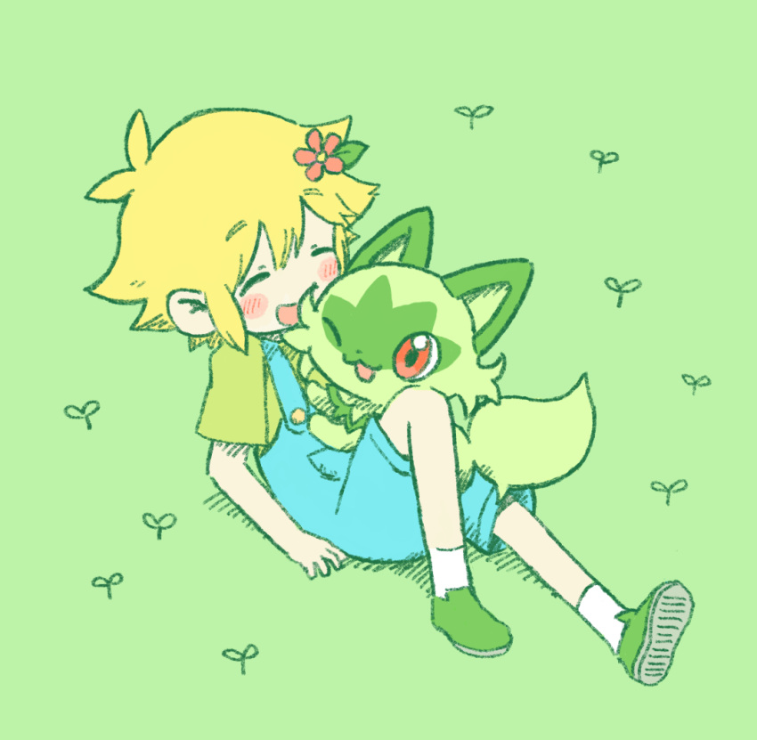 Safebooru - 1boy alternate costume arm support basil (faraway) (omori) basil (omori) blonde hair ...