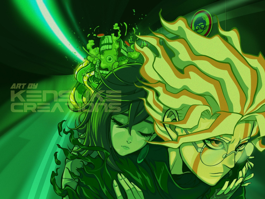 Safebooru 1boy 1girl Alien Alternate Form Ayase Momo Brown Hair 9534