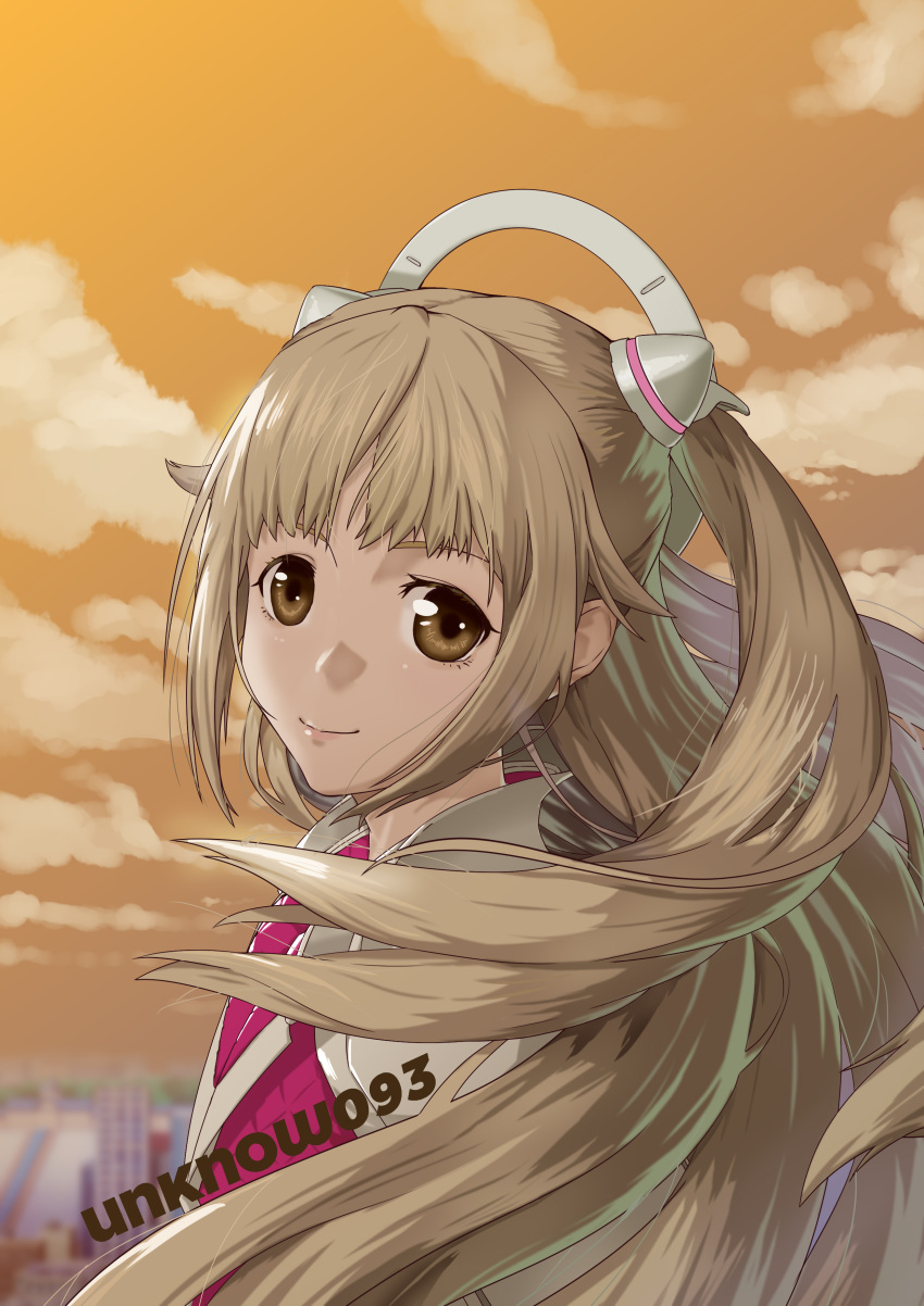Safebooru - 1girl absurdres artist name blurry blurry background brown ...