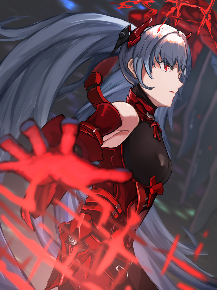 Safebooru - 1girl absurdres black bodysuit bodysuit breasts cross ...