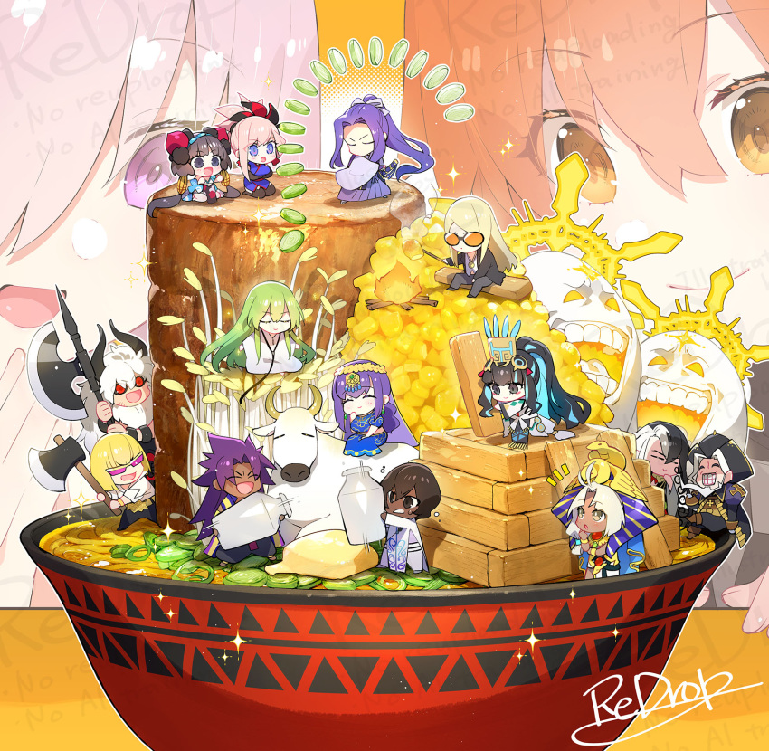Safebooru - 1other 6+boys 6+girls :d ancient egyptian clothes arjuna ...