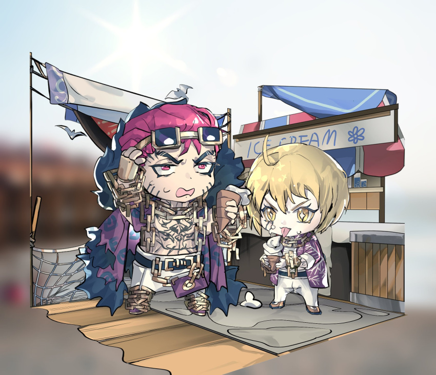 Safebooru - + + 1boy 1girl arm tattoo bandaged chest black fur blonde ...