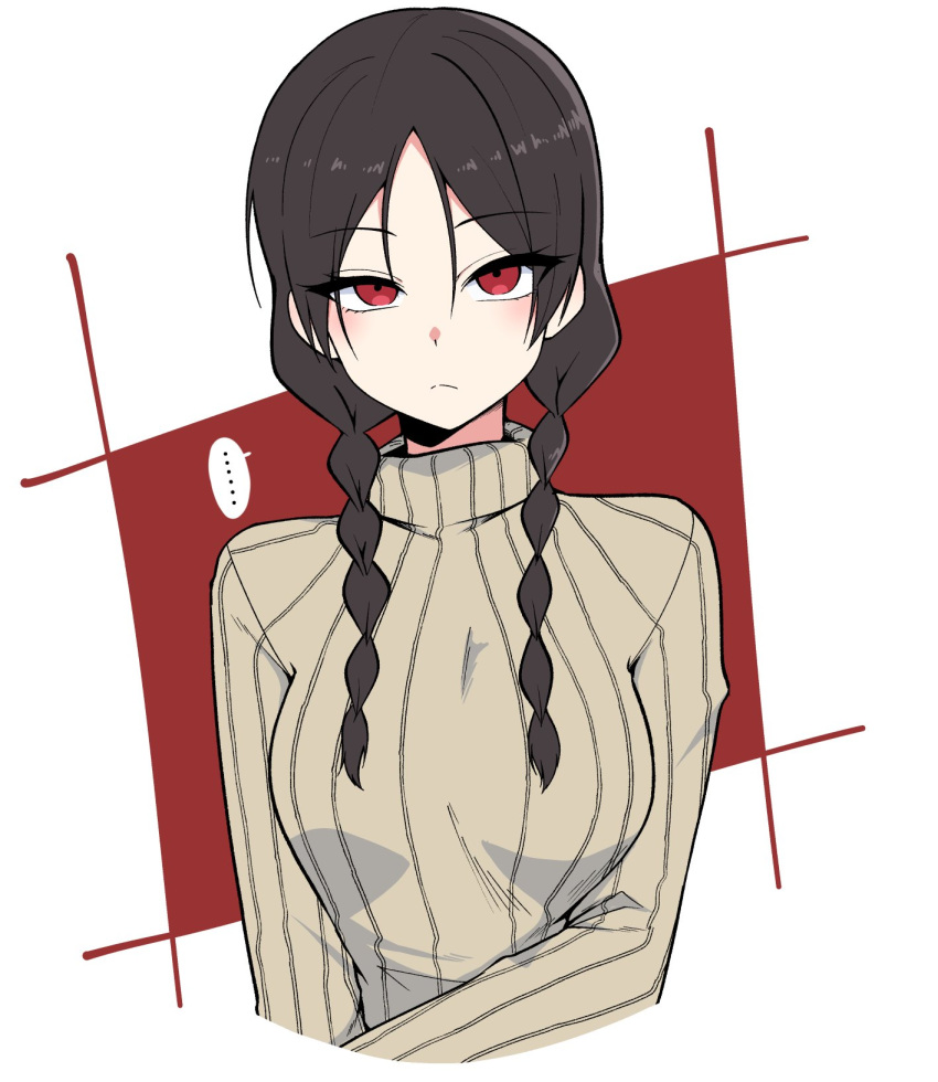 Safebooru - ... 1girl alternate costume black hair braid closed mouth ...