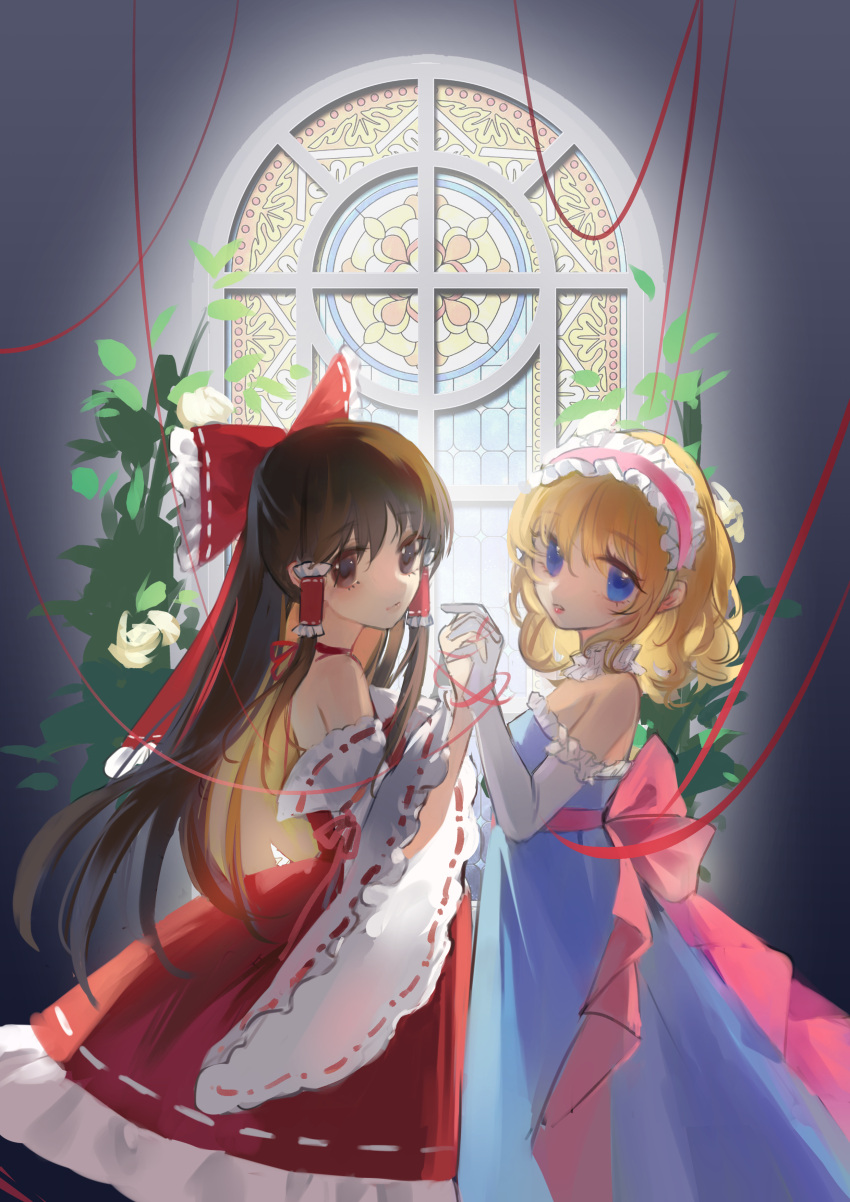 Safebooru - 2girls absurdres alice margatroid alternate costume back ...