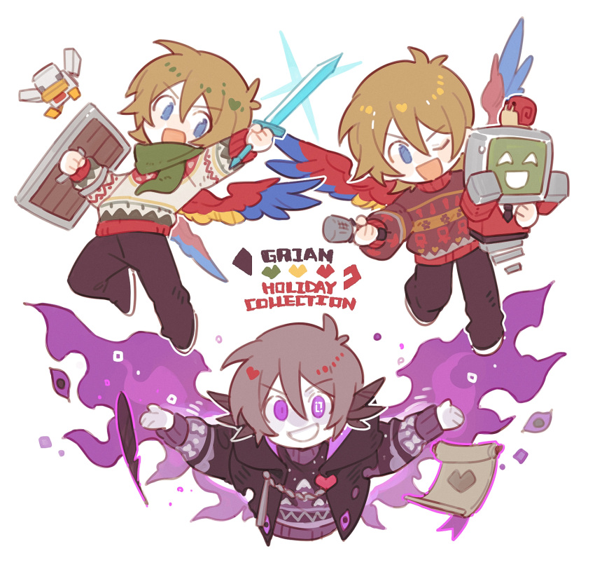 Safebooru - 1other 3boys alternate costume alternate form alternate ...