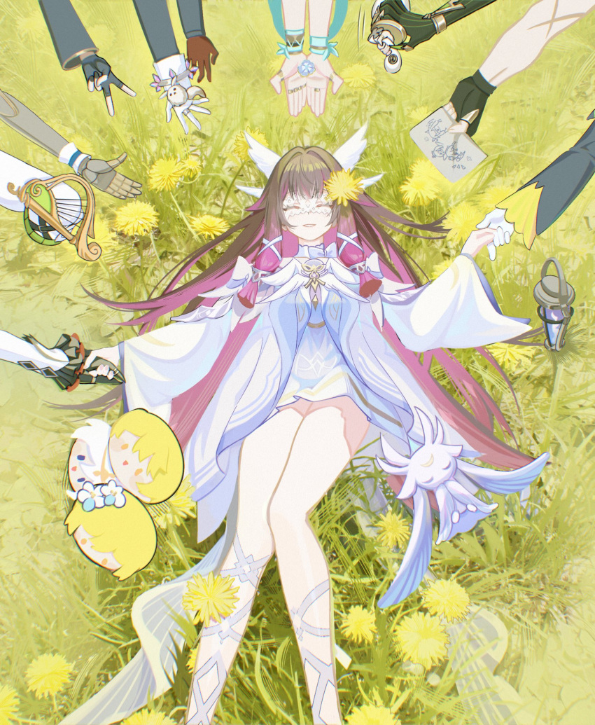 Safebooru - 4boys 6+girls aether (genshin impact) aino (genshin impact ...