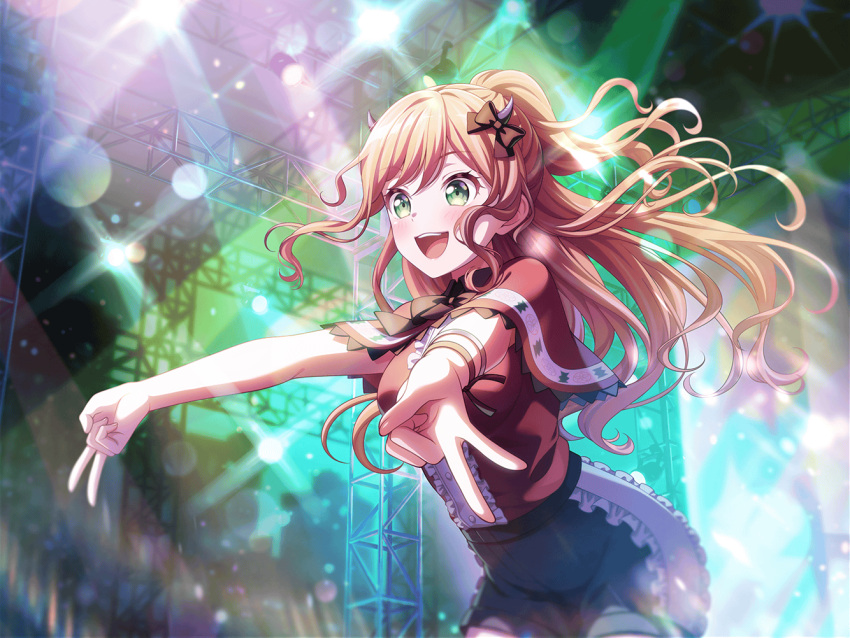 Safebooru - bang dream! black eyes brown hair dress imai lisa long hair smile | 5431961