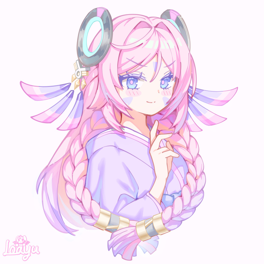 Safebooru - >:) 1girl absurdres alternate costume artist name blue eyes ...