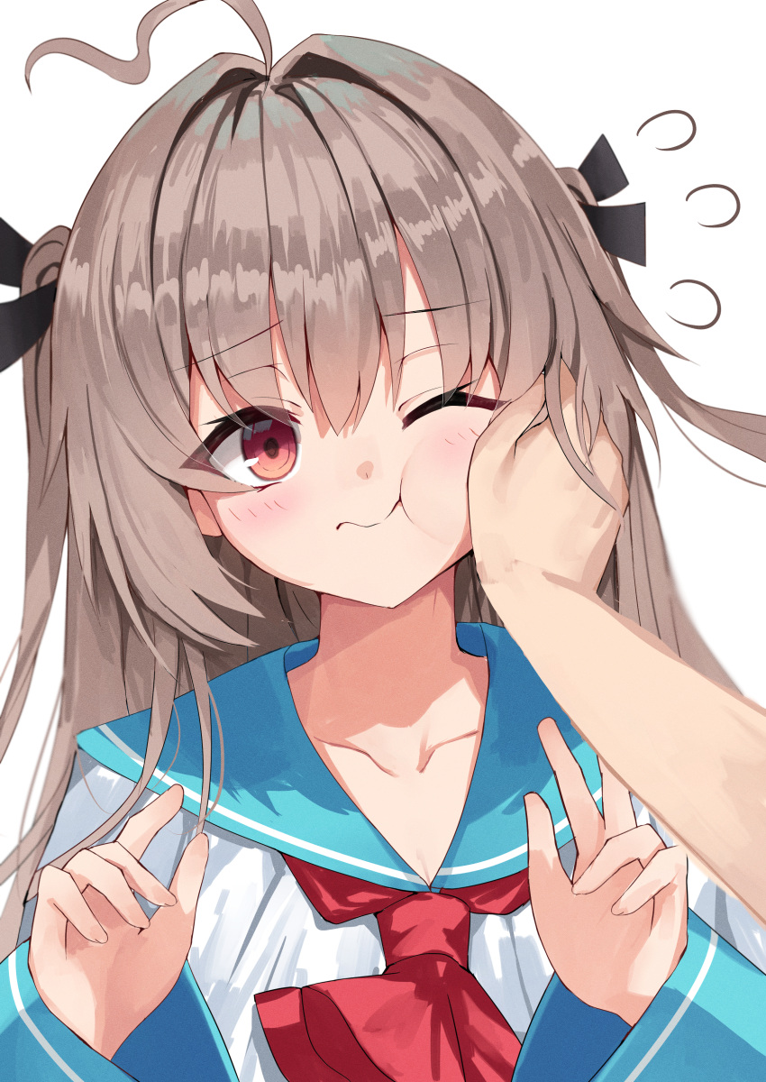 Safebooru - 1girl 1other :t absurdres ahoge atri atri-my dear moments ...