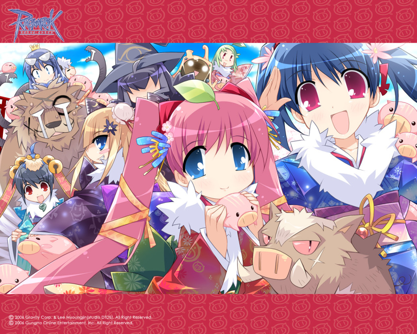 Safebooru - 2000s (style) 6+girls alternate costume amistr (ragnarok ...
