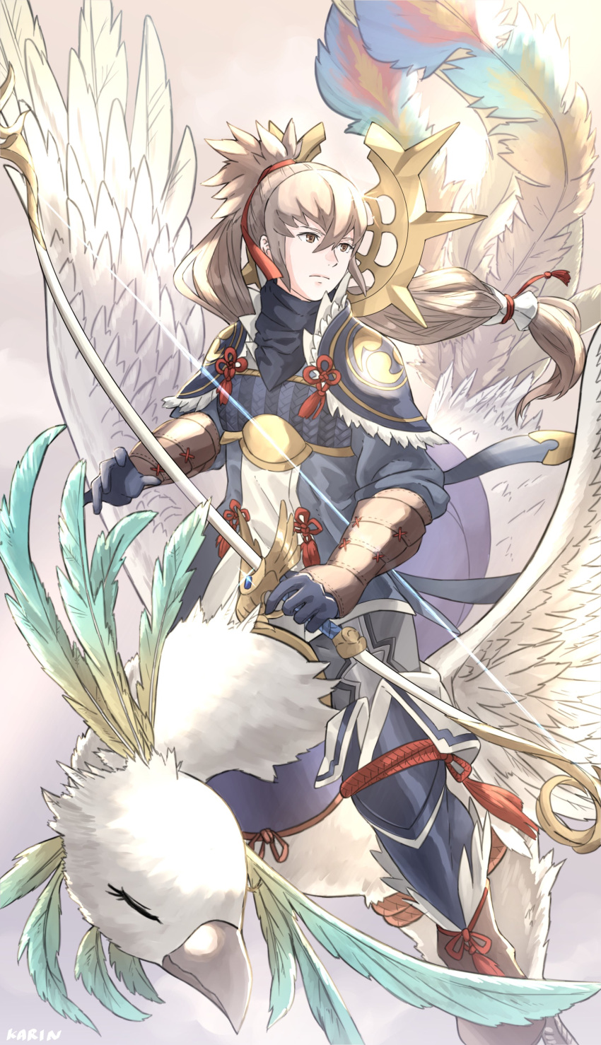 Safebooru - 1boy 1other absurdres bird fire emblem fire emblem fates ...