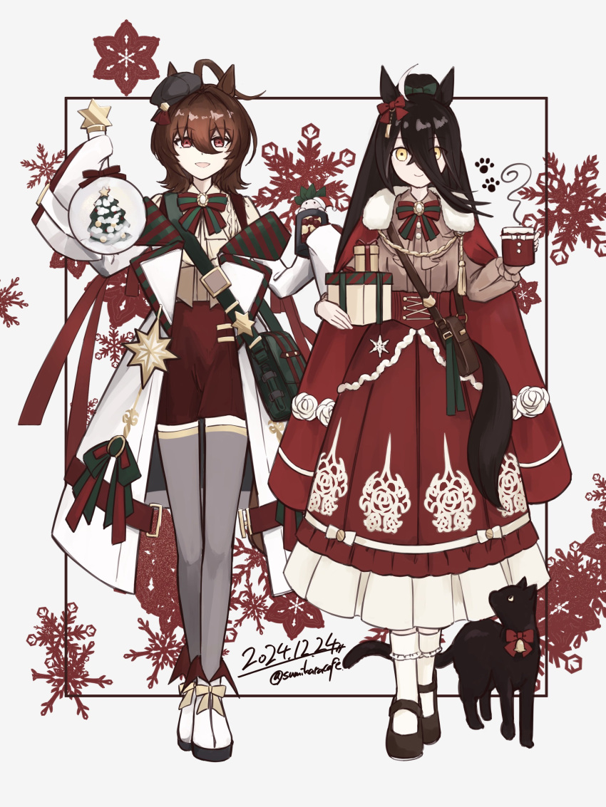 Safebooru - 2girls absurdres agnes tachyon (umamusume) ahoge amane luna ...