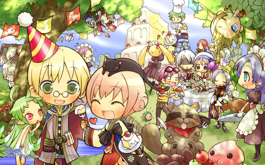 Safebooru - 6+boys 6+girls :3 alchemist (ragnarok online) animal on ...