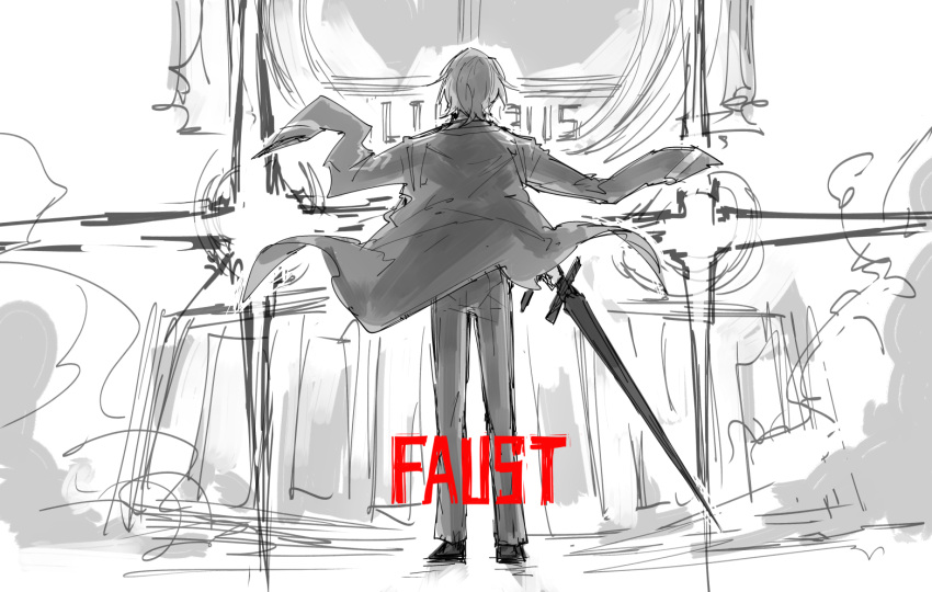 Safebooru - 1girl character name faust (limbus company) feet out of ...