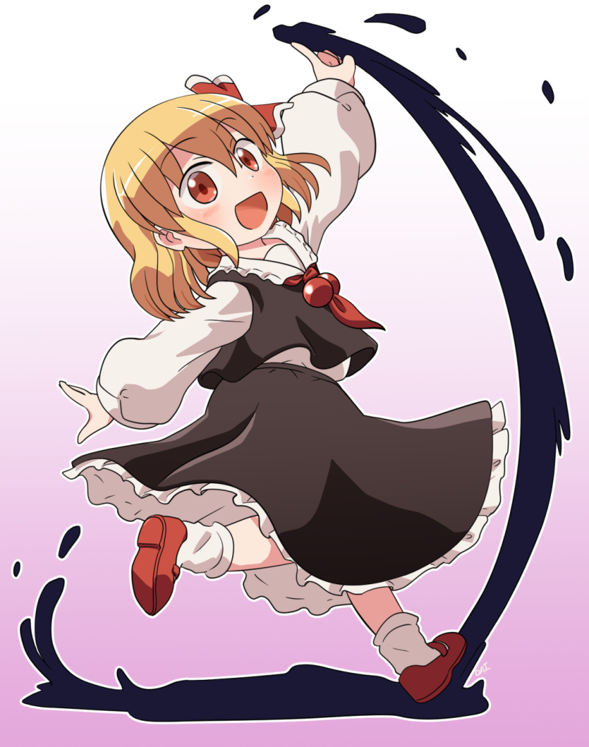 Safebooru - 1girl bangs black skirt black vest blonde hair blush collared shirt darkness full ...