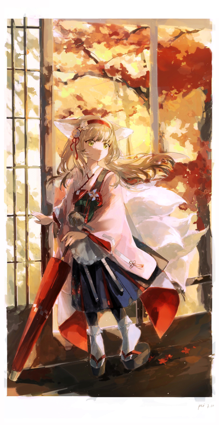 Safebooru - 1girl absurdres animal ears apron arknights bangs black ...