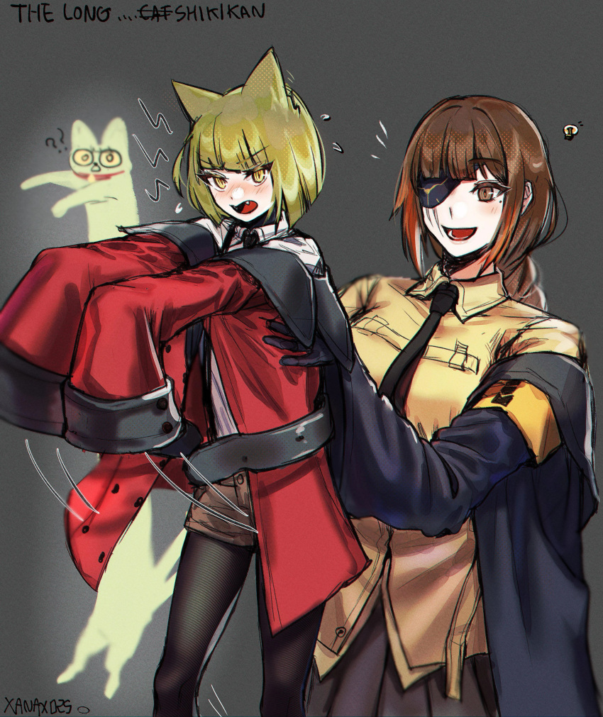 Safebooru - animal ears braided ponytail cat ears female commander ...