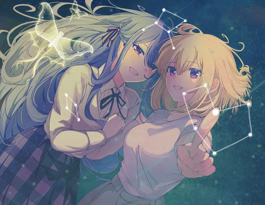 Safebooru - 2girls 379379m bang dream! bang dream! it's mygo!!!!! black ribbon blonde hair ...