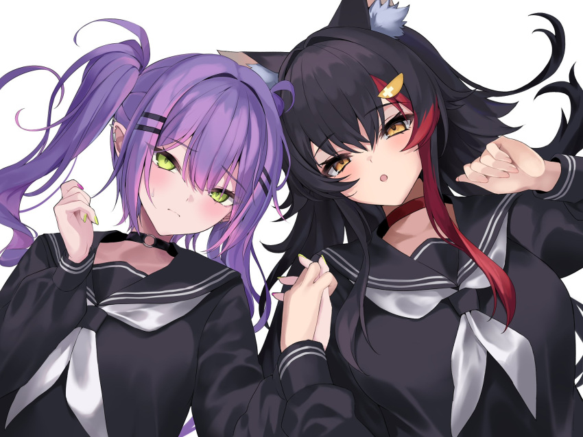 Safebooru - alternate costume animal ears argule0901 black choker black ...