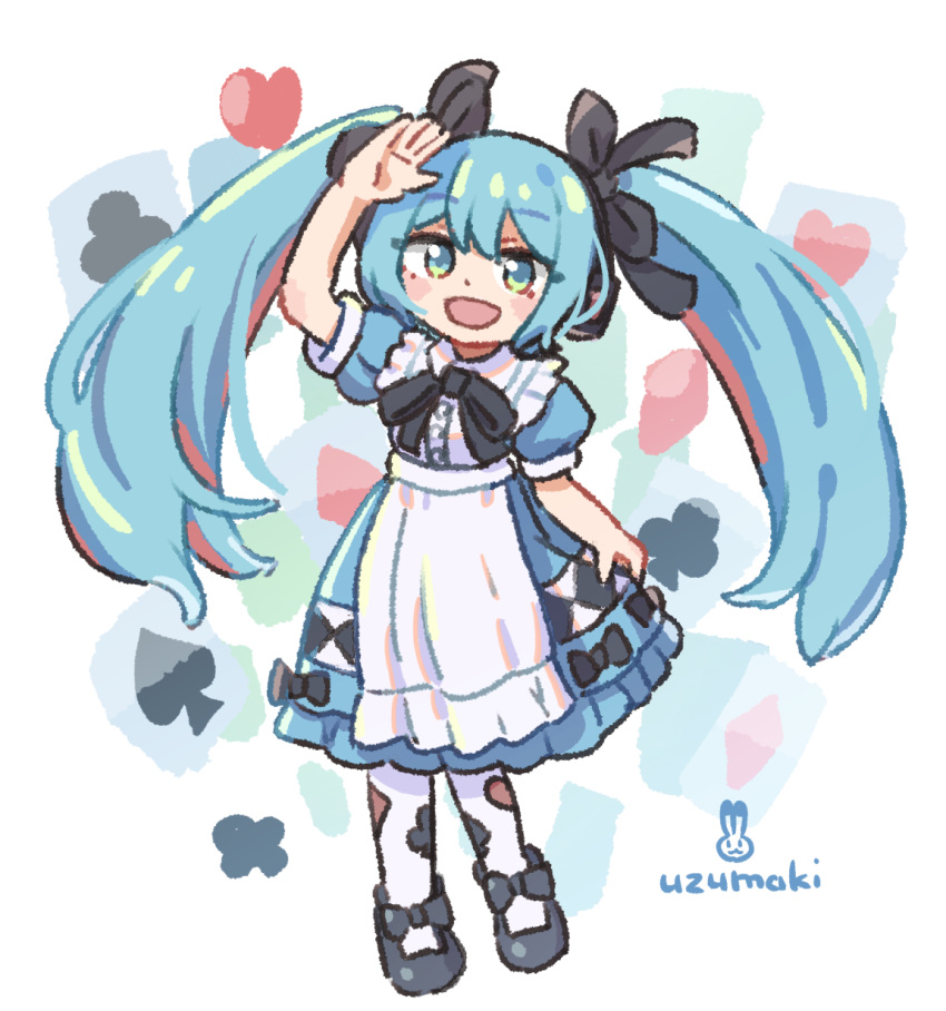 Safebooru - 1girl :d alice (alice in wonderland) alice (alice in wonderland) (cosplay) alice in ...