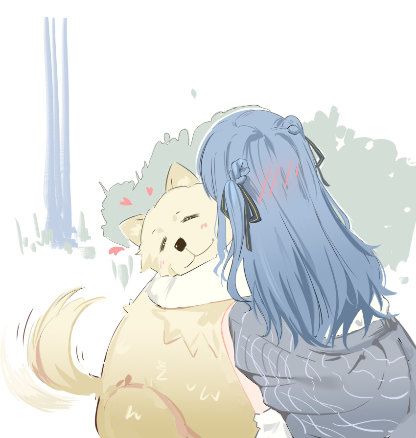 Safebooru - absurdres animal hug animalization bang dream! bang dream! it's mygo!!!!! black ...