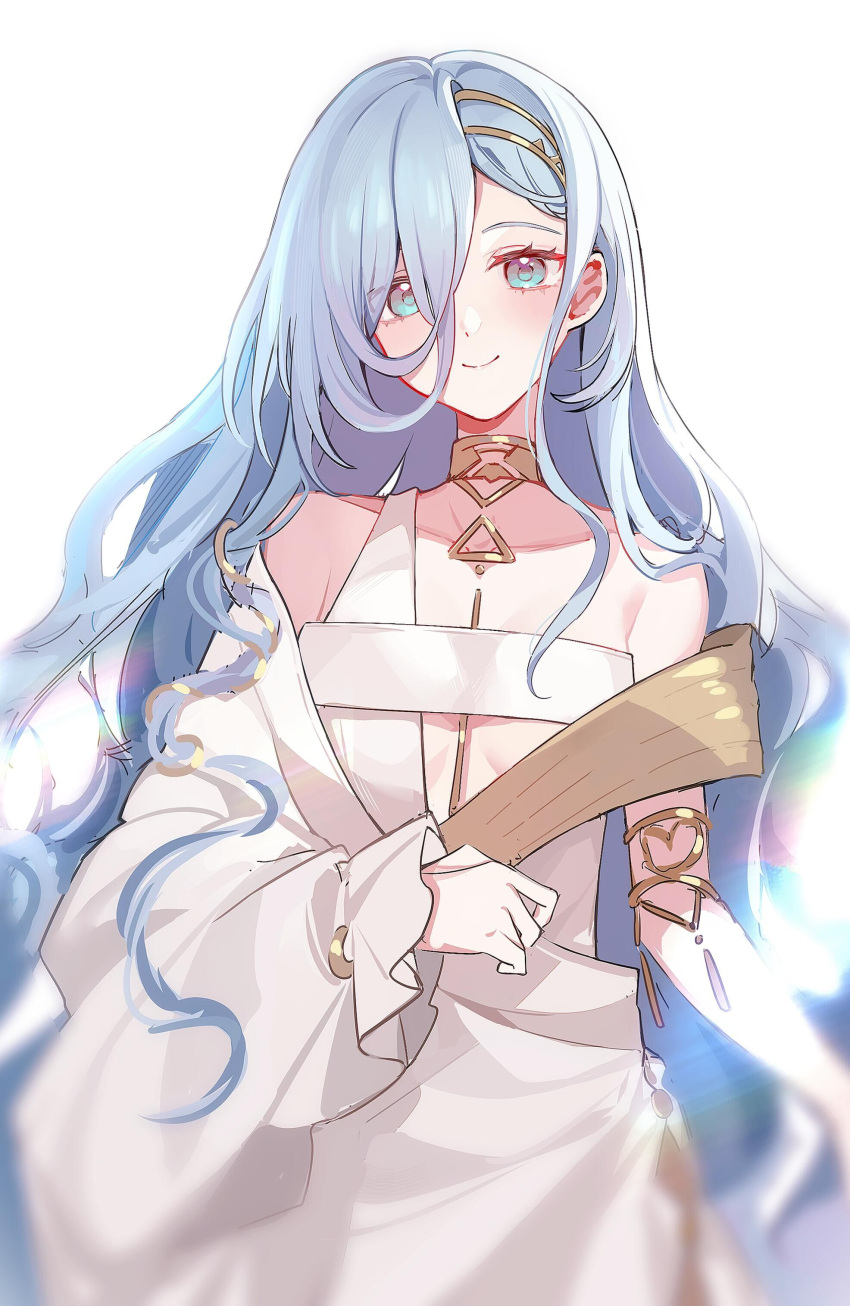 Safebooru - 1girl 37 (reverse:1999) absurdres ancient greek clothes armlet bare shoulders blue ...